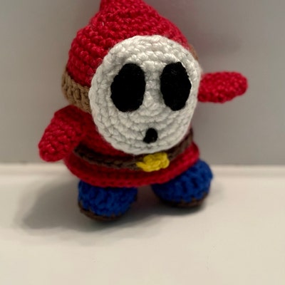 CROCHET PATTERN Shy Guy Super Mario Bros PDF File English, French - Etsy