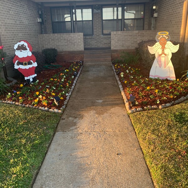 Black Nativity, Yard Decorations (individual Pieces) - Wooden ...