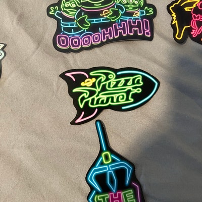 Neon Toy Story the Claw Sticker - Etsy