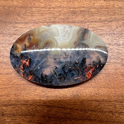 Luna Agate World's Finest Cabochon 146.56 Mm Museum - Etsy