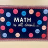 Math Bulletin Board Kit, Easy DIY Print and Cut Pieces, Math is All ...