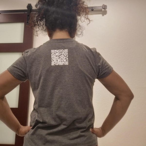 Custom QR Code DTF Transfer, Ready to Press, Personalized QR Code Shirt ...