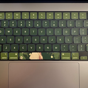 Green Keyboard Stickers Laptop Keyboard Cover Macbook Keyboard - Etsy