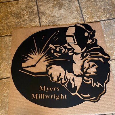 Customized Metal Welding Sign, Sign for Welder, Welder Sign ...