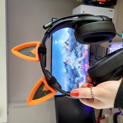 Fox Ears for Headphones Deer Ears Headset Attachment Horns for Twitch ...