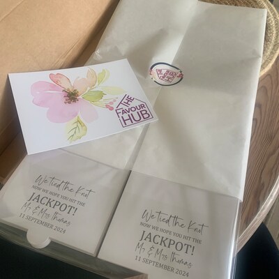 Wedding Favour Idea. Scratch Card Holder. Lottery Ticket Wallet ...