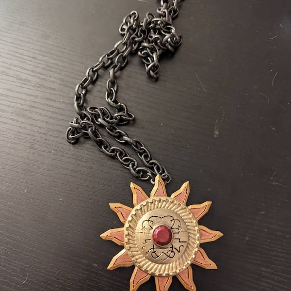 Dnd Holy Symbol of Ravenkind Amulet Emblem Necklace NO CHAIN Curse of ...