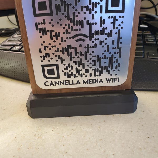 Mini QR Code Tag - QR Code Card - Durable - Reusable - Restaurant ...