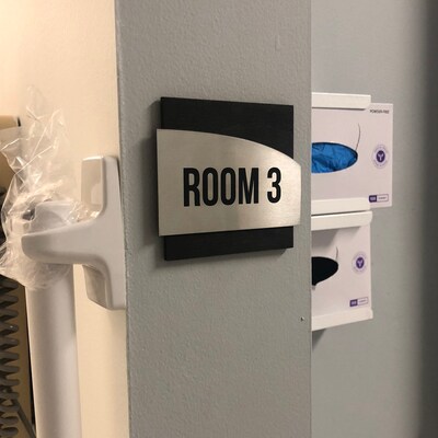 Bsign Door Number Sign Modern Exam Room Numbers Apartment Door Number ...