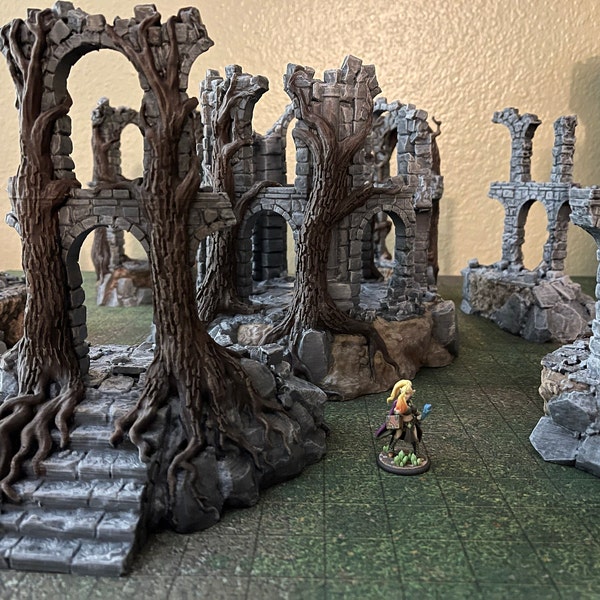 Shadowfey Court of the Shadow King Dnd Miniature Terrain for Dungeons ...