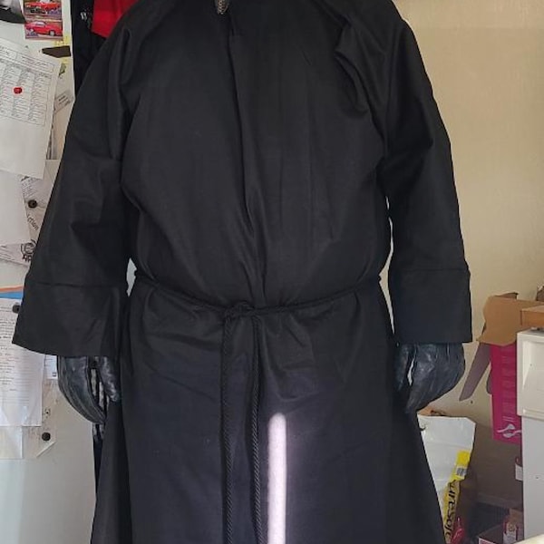Plague Doctor Robe and Faux Leather Cape - Etsy