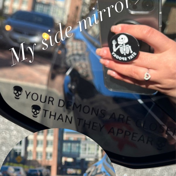 Custom Car Side Mirror Decal, Side Mirror Sticker for Car, Side Mirror ...