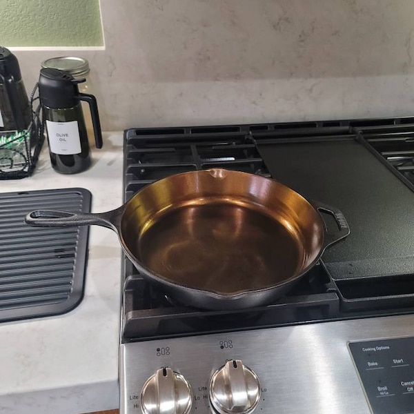 Polished Smooth Lodge Cast Iron Pan - Etsy