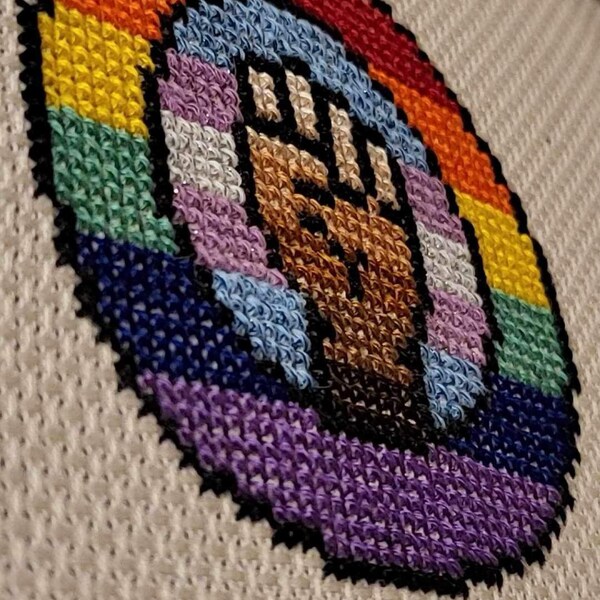 LGBT Cross Stitch Pattern, Transgender Crossstitch PDF, Gay Pride ...