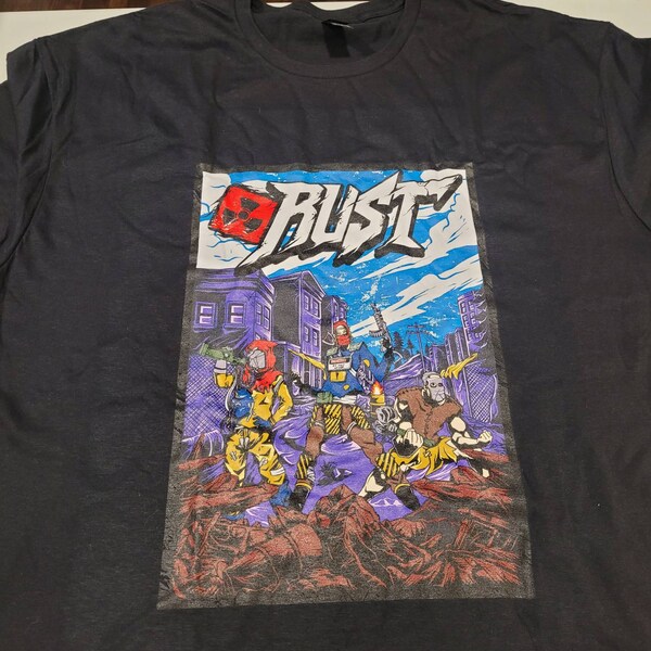 Rust | Rust Graphic Logo T-shirt | Gaming T-shirt | Black & White ...