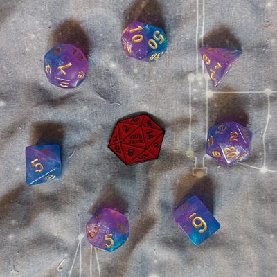 Liquid Core Purple Dragon Eye Dice Set ,DND Liquid Core Diced&d Sharp ...