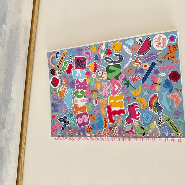 Adult Sticker Album, Sticker Book for Adults, Sticker Book, Sticker ...