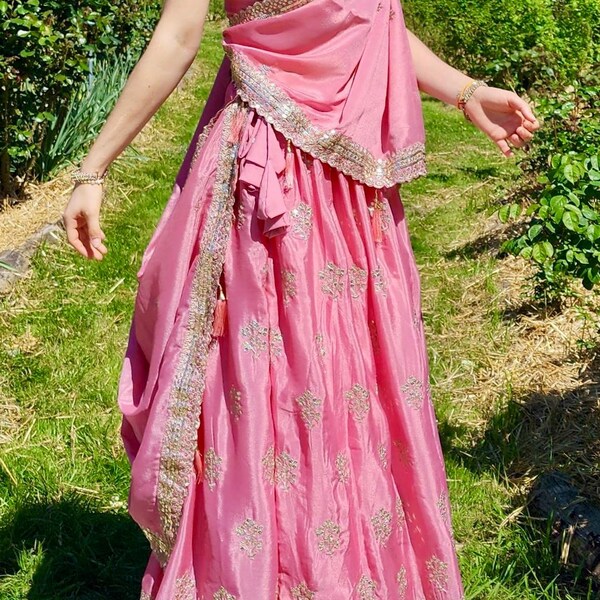 Party Wear Mono Net Saree for Girls, Wedding Saree for Bridesmaid ...