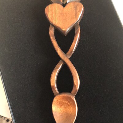 Gift of Fortune Welsh Love Spoon - Etsy UK