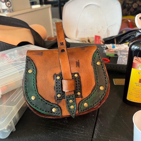 Birka Viking Leather Pouch Digital Pattern + Video - Etsy