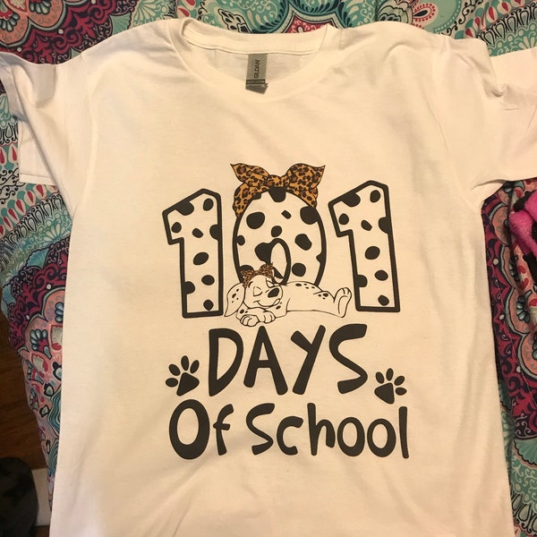 101 Days of School Dalmatian Dog Svg, 101 Days Smarter Svg, 101 Days of ...