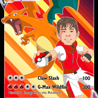 Custom Pokemon Portrait You as a Pokemon Trainer the Perfect - Etsy