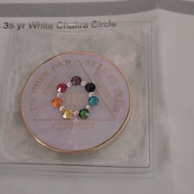 NA Tree of Life Anniversary Recovery Coin Medallion Narcotics Anonymous ...