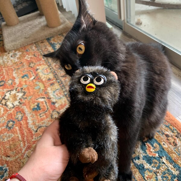 Glitter Vinyl Sticker | Furby-inspired Oddbody | Custom OOAK Design ...