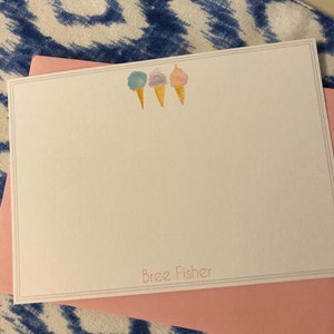 Personalized Watercolor Christmas Calling Card or Sticker | Etsy