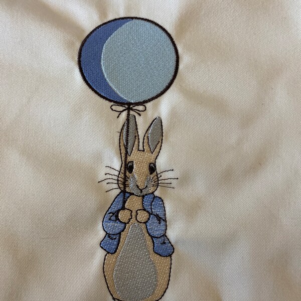 Peter Rabbit Balloon Embroidery Design, Embroidery Pattern File ...