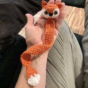CROCHET PATTERN Simple Fox Bookmark Crochet Amigurumi Bookmark ...