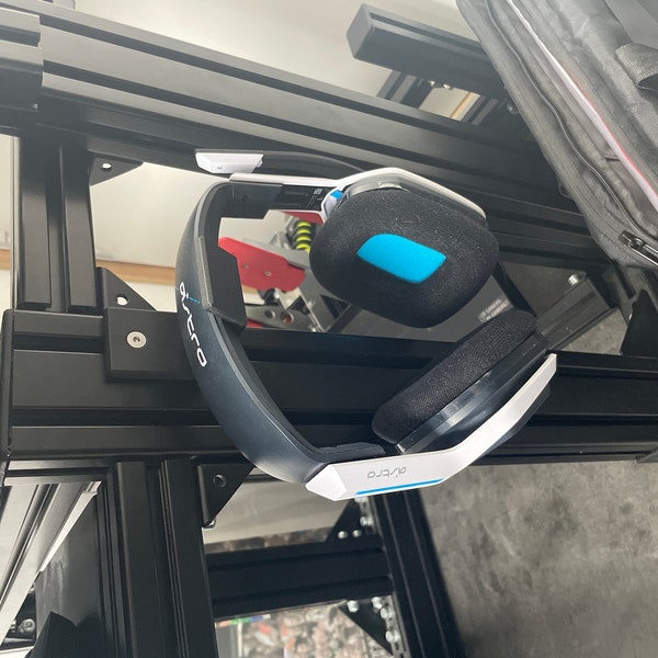 Sim Racing Headset Holder Sim Rig | Headphone Holder | VR Headset Mount ...