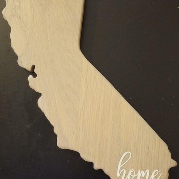 Texas State Shape Wood Sign Cutout Wall Art. Modern Rustic, Farmhouse ...