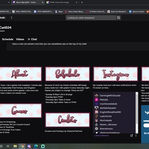 Animated Cute Kawaii Sunflower Yellow Drink Twitch Package for Streamer ...