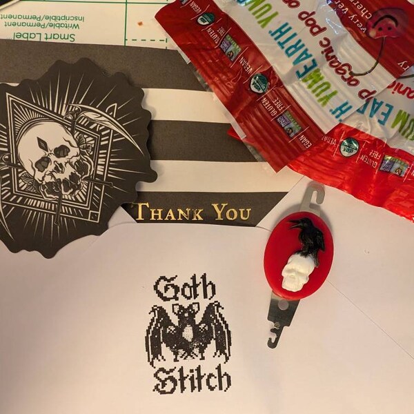 Goth Stitch-a-long Temperature Cabinet 2025 PDF Gothic Cross Stitch ...