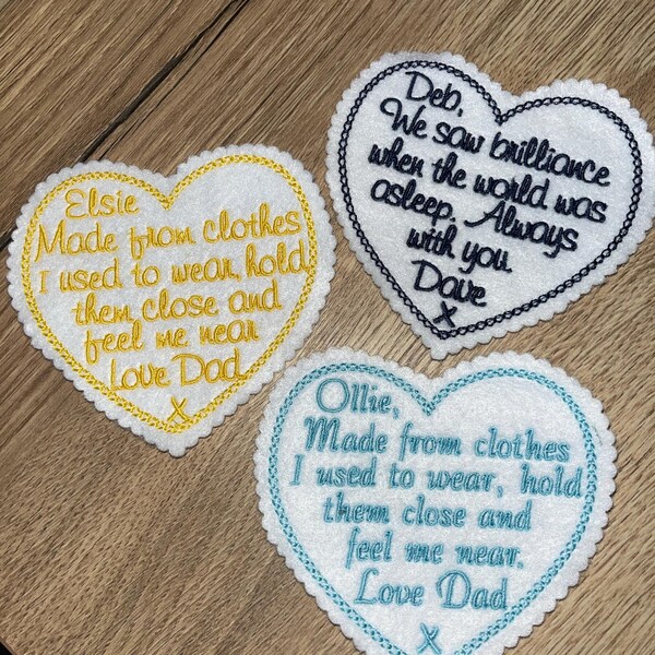 Digital Memory Heart Machine Embroidery Design 2 Sizes - Etsy