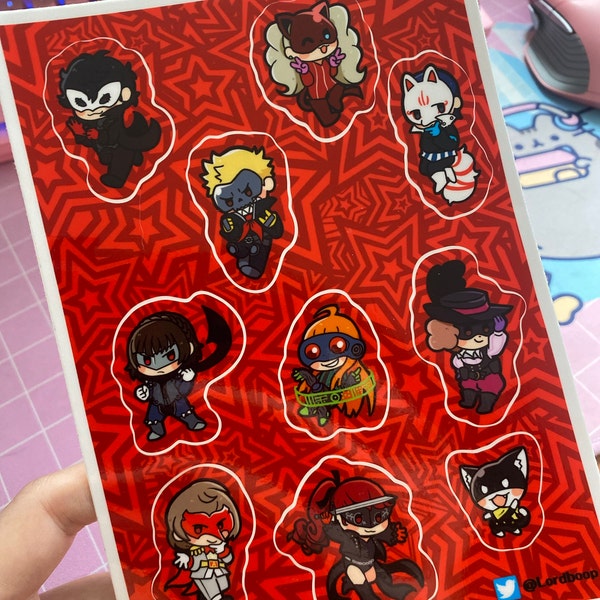 Persona Sticker Pages - Etsy