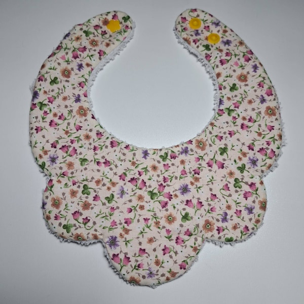 Flower Bib Pattern , Dribble Bib Sewing Pattern, Baby Bib Pattern, Easy ...