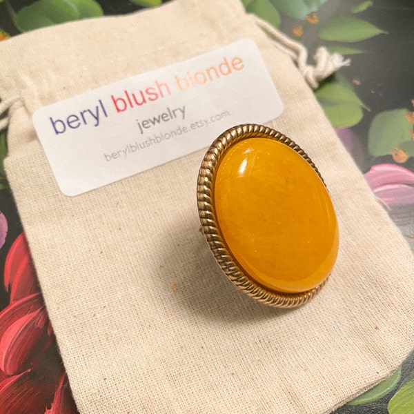 Thick Silver Ring for Women Colorful Chunky Rings Oversized Big Red ...