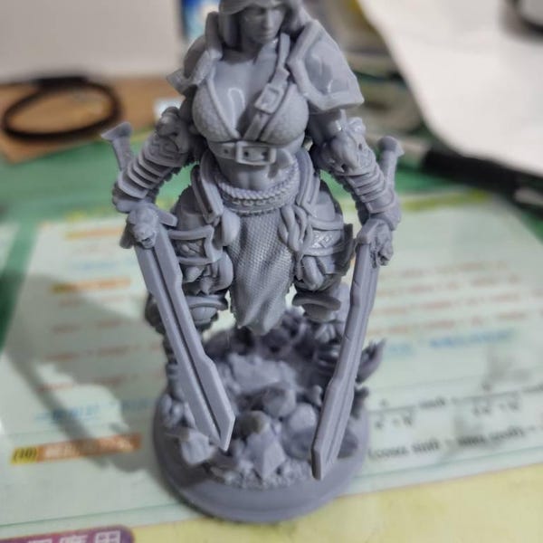 Faun With Standard Miniature | Reindeer Riding Satyr Figure | for D&D ...