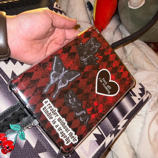 Gothic Cardstock Kindle Inserts for Clear Case | Kindle Accessories ...