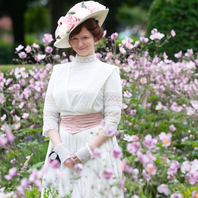 White Batiste open Drawers or Pantaloons With Embroidery of Edwardian ...