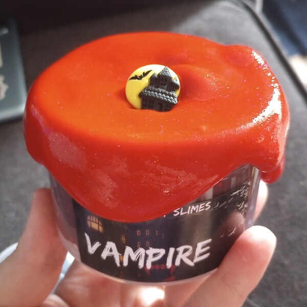Vampire Floam Slime With Jelly Red Drizzle-bite Me Perfume Scent - Etsy