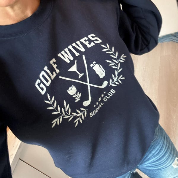 Custom Golf Club Sweatshirt, Personalized Unisex Golf Sweater, Your ...