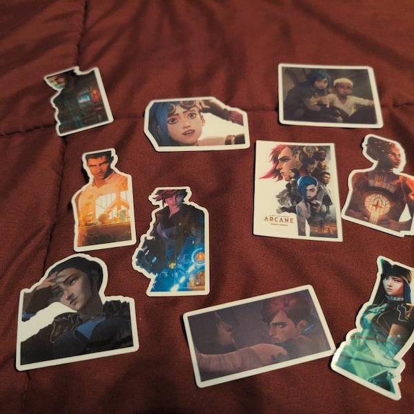 Arcane Sticker Pack - 18 Stickers From the Netflix Show, Arcane - Etsy