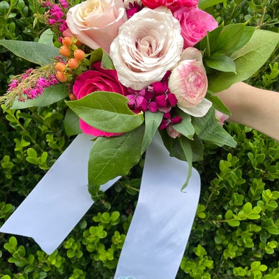 Wedding Flower Bouquet Ribbon Personalized for Bridal Partycustom ...