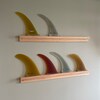 Surfboard Fin Display Rack - 4 Fin Wall Mount - Etsy