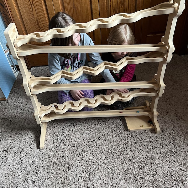 Wooden Marble Run - Etsy