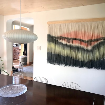 Rope Art Modern Boho Wall Rope Home Decoration Rope Fringles Minimalist ...