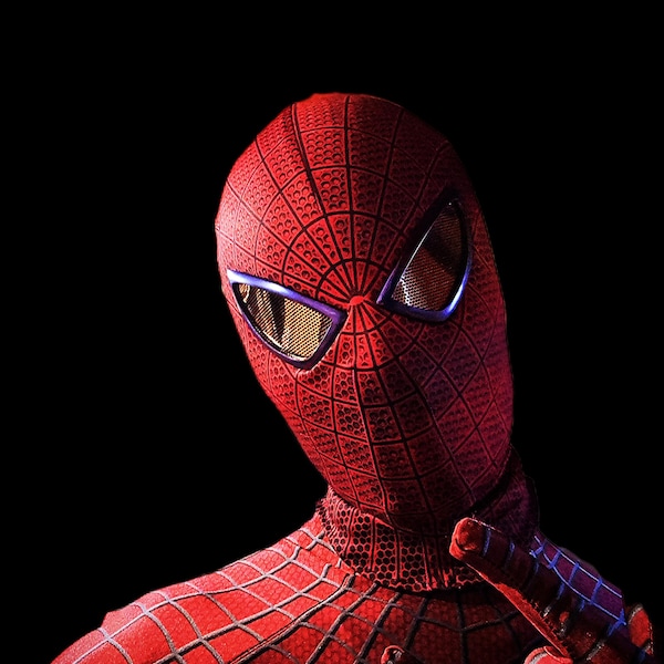 Black Spiderman Mask,tobey Maguire Spiderman Mask With Faceshell Lenses ...